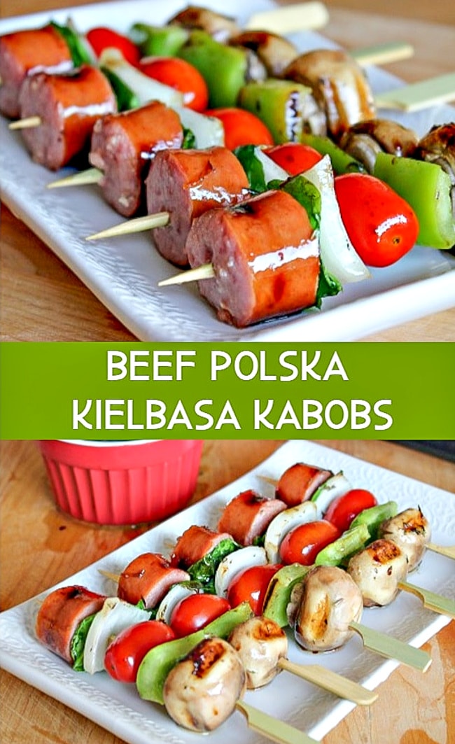 Beef Polska Kielbasa Kabobs Recipe | Tonya Staab