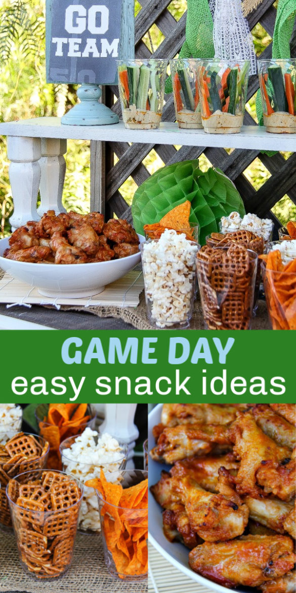 How To Set Up A Simple Game Day Food Table | Tonya Staab