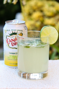 Sparkling Mandarin, Lemon-Lime, and Raspberry Cocktails | Tonya Staab