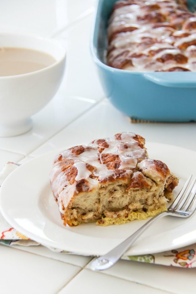 A Cinnamon Roll Breakfast Casserole | Tonya Staab