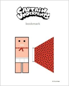 A Captain Underpants Printable Bookmark | Tonya Staab