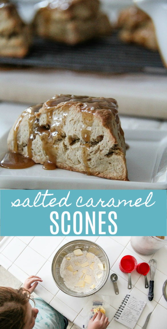 Salted Caramel Scones Recipe | Tonya Staab
