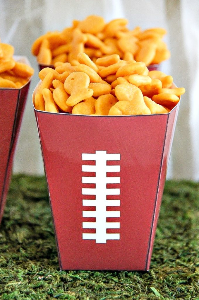 Free Football Printable Snack Tub | Tonya Staab
