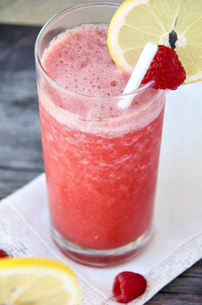 A Raspberry Lemonade Freeze | Tonya Staab