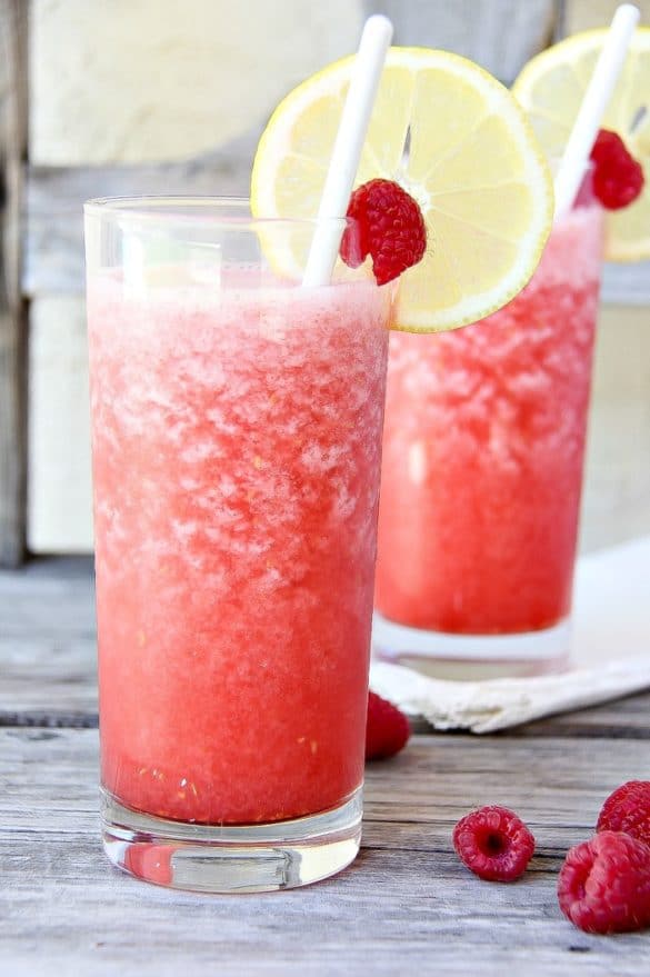 A Raspberry Lemonade Freeze | Tonya Staab