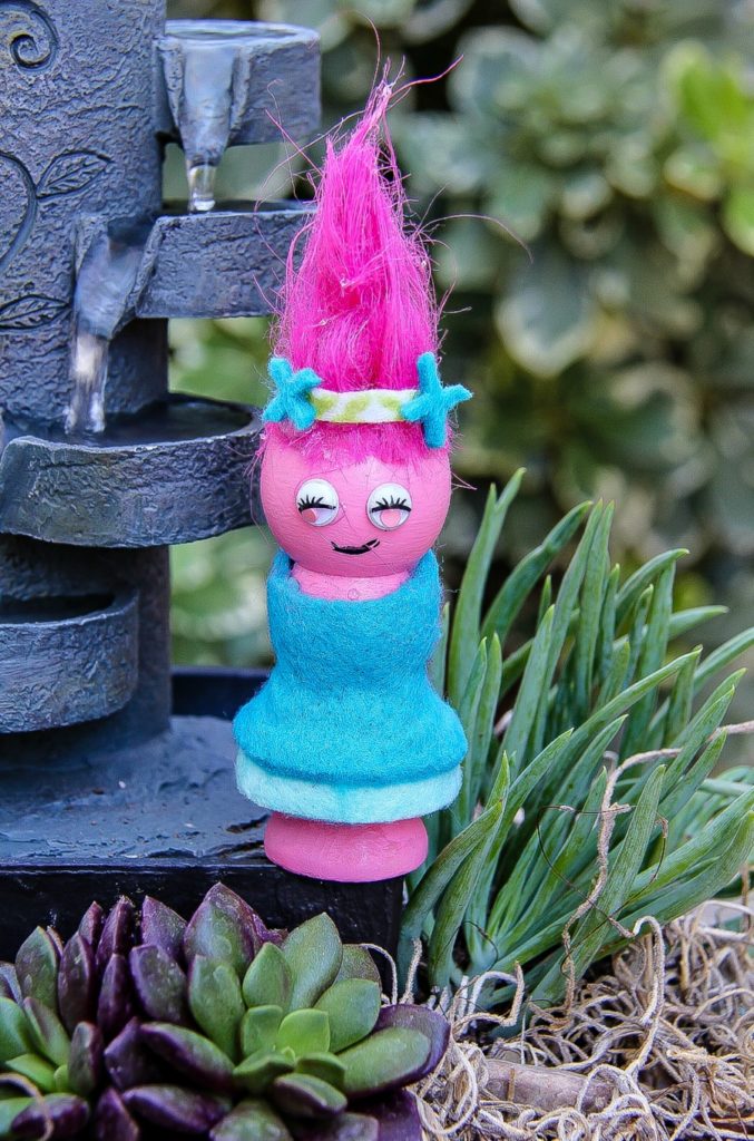 How to Make a Trolls Inspired Fairy Garden | Tonya Staab