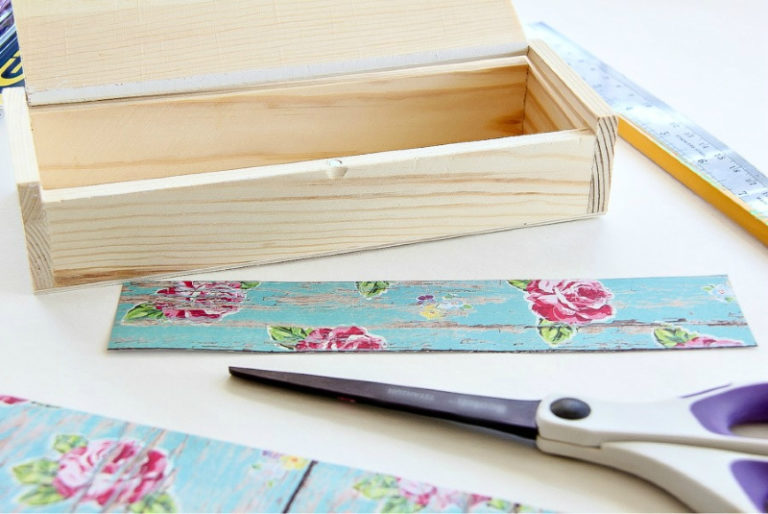 How To Make A Pretty Wood Box For Pens and Pencils | Tonya Staab