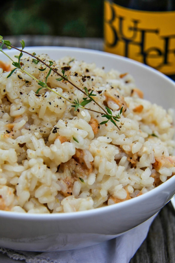 Easy Lemon Chicken Risotto Recipe | Tonya Staab