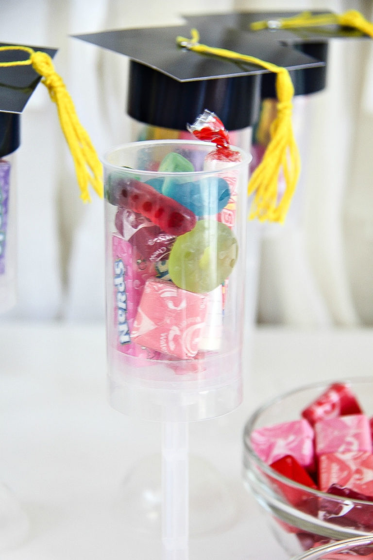 Graduation Cap Candy-Filled Party Treats | Tonya Staab