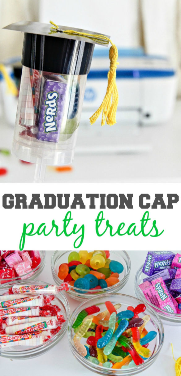 Graduation Cap Candy-Filled Party Treats | Tonya Staab