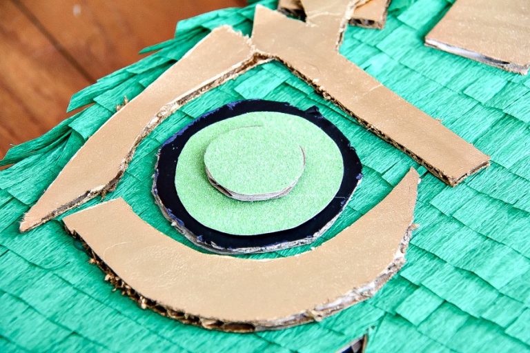 Handmade LEGO Green Ninja Mech Dragon Piñata | Tonya Staab