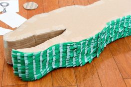 Handmade LEGO Green Ninja Mech Dragon Piñata | Tonya Staab