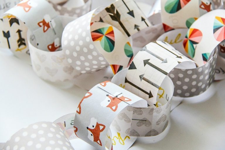 DIY Thankful Craft Paper Chain For Thanksgiving | Tonya Staab