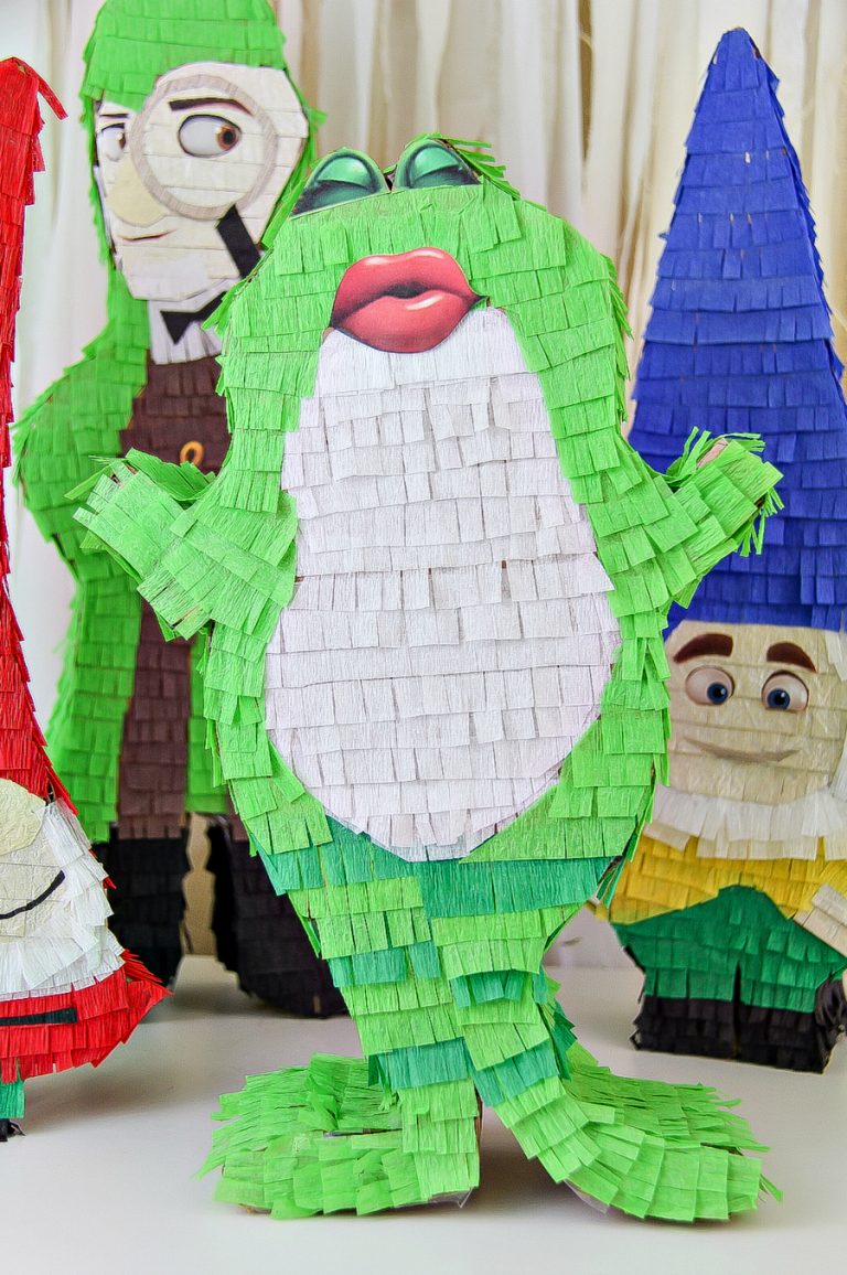 Celebrate Sherlock Gnomes with these Handmade Pinatas | Tonya Staab