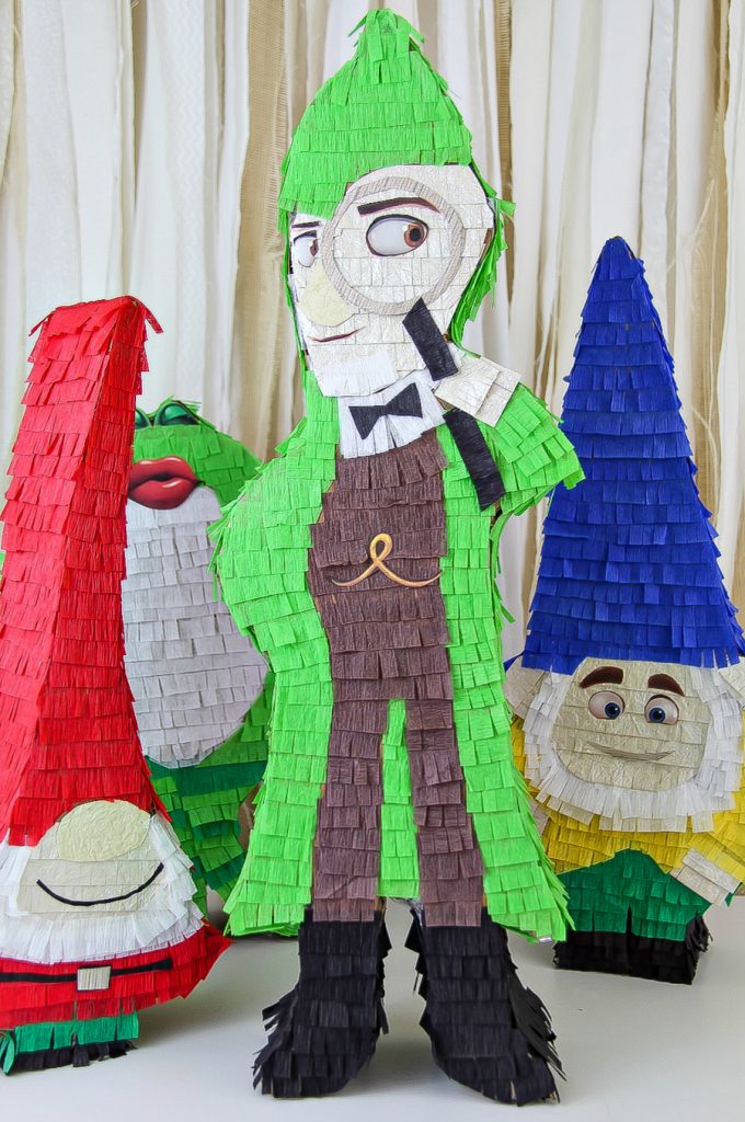 Celebrate Sherlock Gnomes with these Handmade Pinatas | Tonya Staab