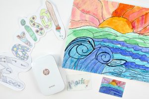 Display Kids Art By Turning it into Magnets | Tonya Staab