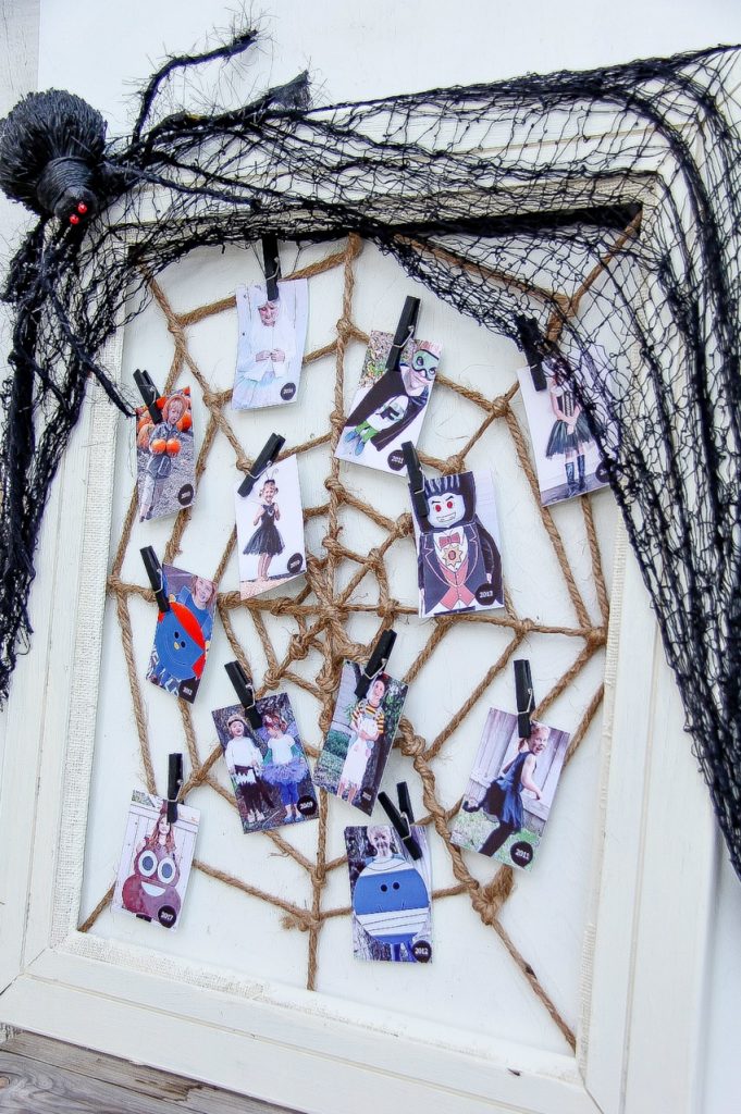 Halloween Picture Frame Craft To Display Costume Photos | Tonya Staab