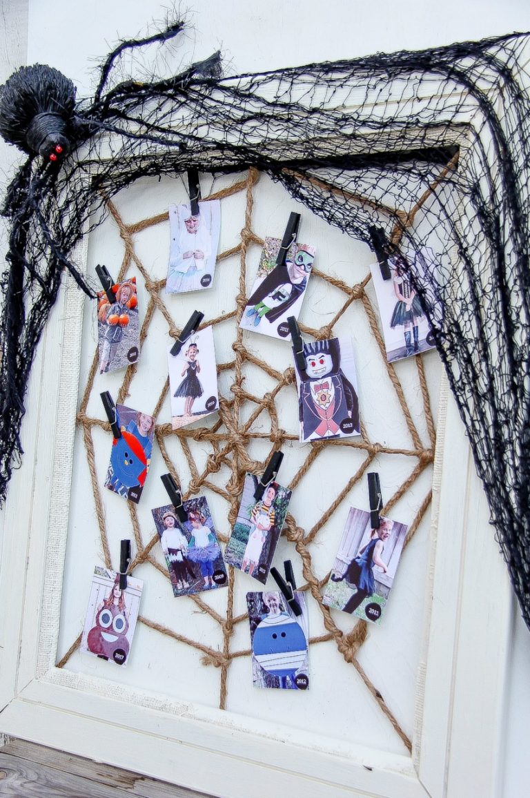Halloween Picture Frame Craft To Display Costume Photos | Tonya Staab