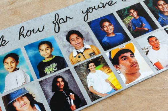 DIY School Years Photo Frame | Tonya Staab