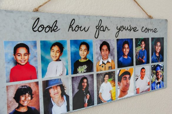 DIY School Years Photo Frame | Tonya Staab