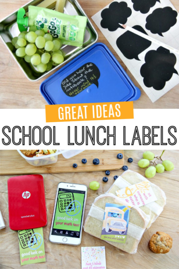 Great Ideas for Lunchbox Labels for Kids | Tonya Staab