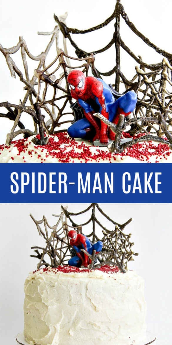 How to Decorate a Spider-Man Cake | Tonya Staab