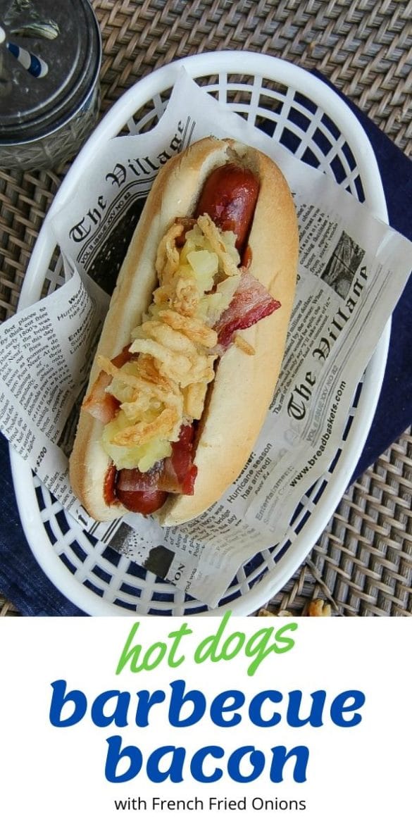 Grilled Barbecue Bacon Hot Dogs | Tonya Staab