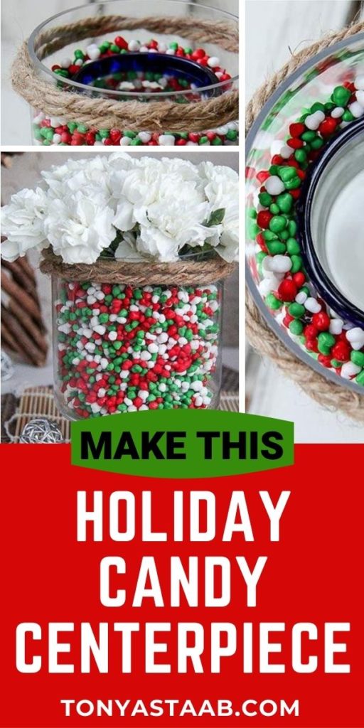 How To Make a Holiday Candy Centerpiece | Tonya Staab