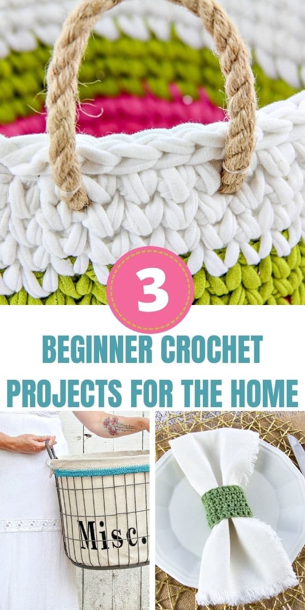 3 Beginner Crochet Projects For Your Home | Tonya Staab