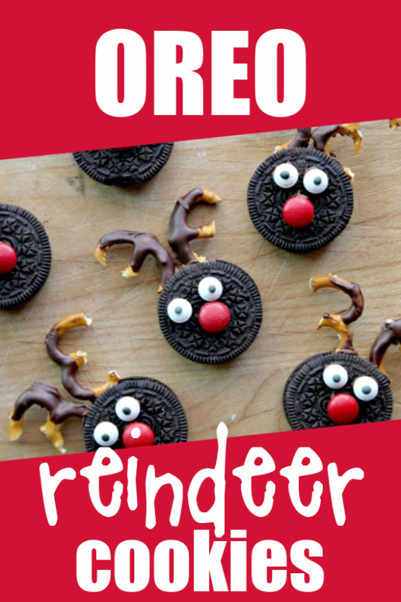 How to Make Oreo Reindeer Cookies for Christmas | Tonya Staab