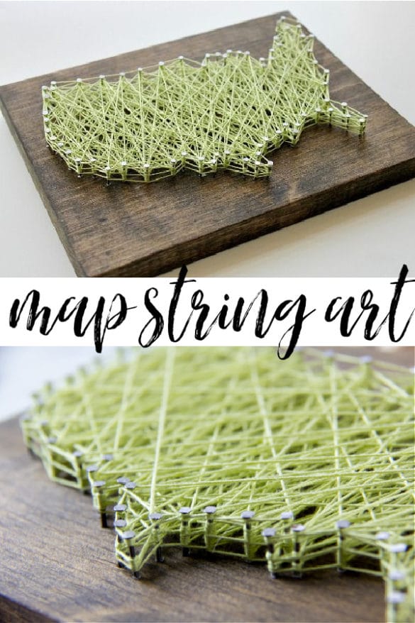 How to Make a String Art Map | Tonya Staab