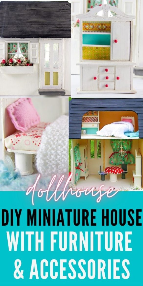 How to Decorate a DIY Miniature House | Tonya Staab
