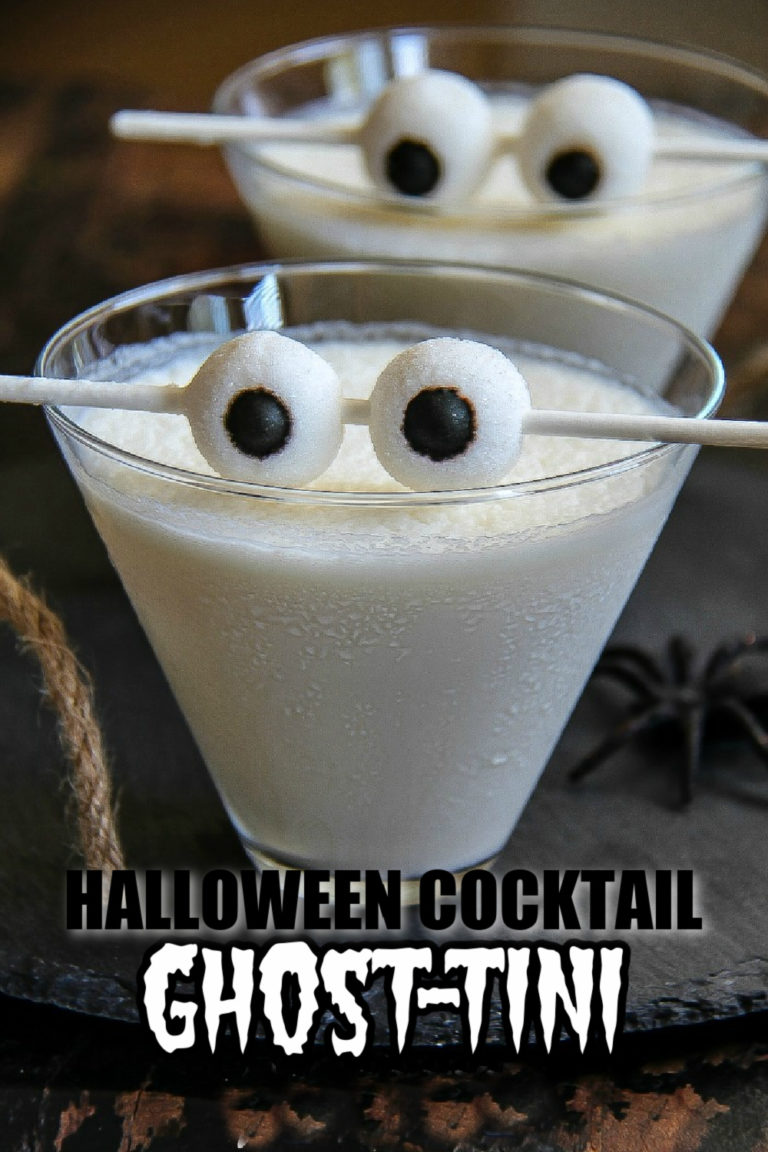 Make This Ghost Martini Halloween Cocktail | Tonya Staab