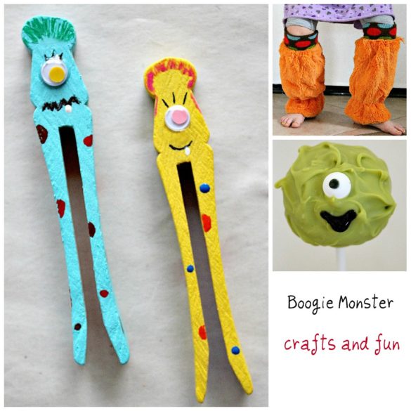 Crafts and Food Inspired by the Boogie Monster Book | Tonya Staab