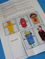 Homemade Finger Puppet Monsters for a Puppet Show | Tonya Staab