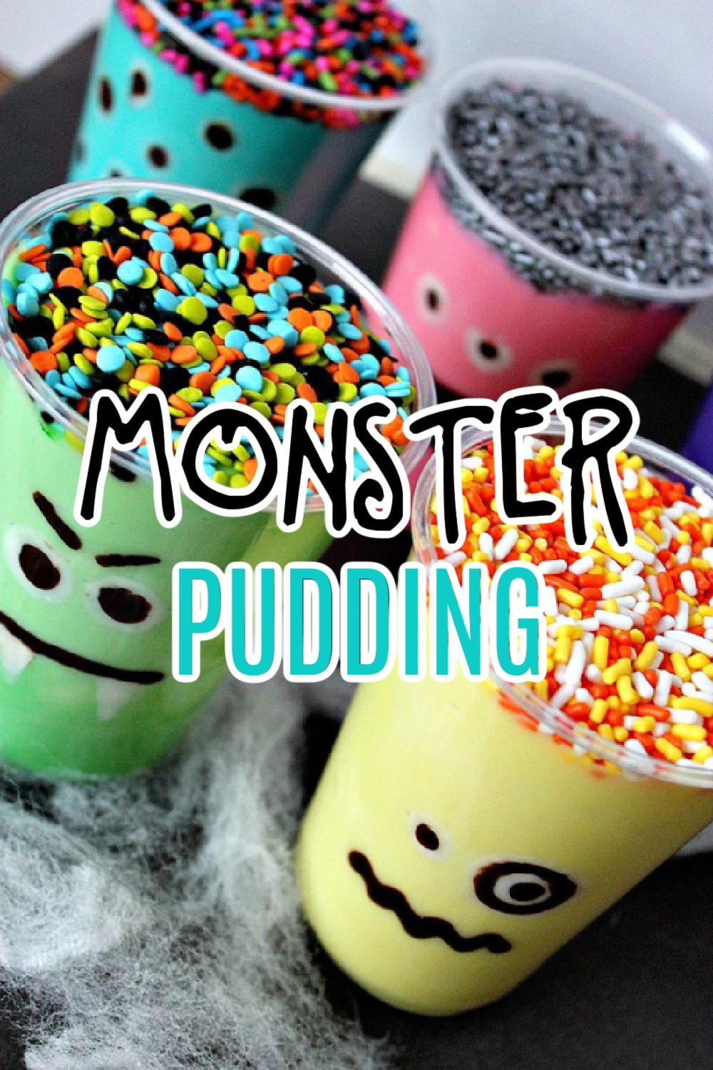 Make These Colorful Pudding Monsters | Tonya Staab