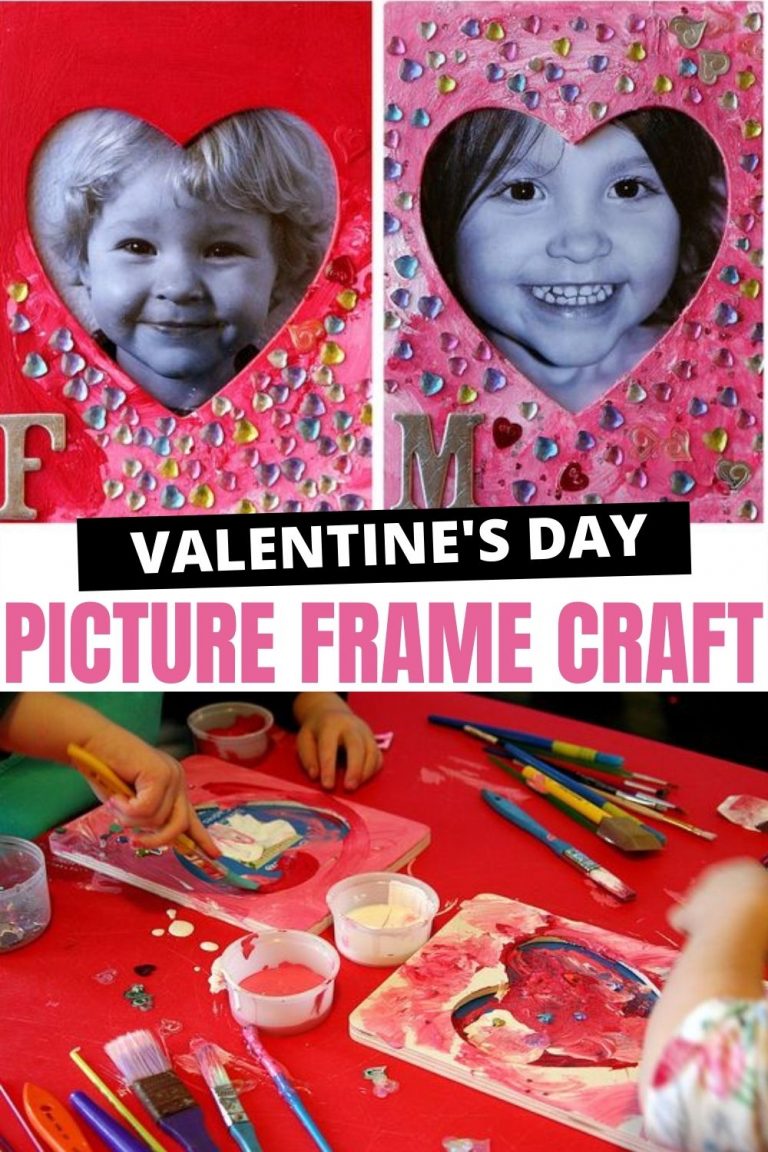 Valentine's Day Picture Frames for Kids to Decorate | Tonya Staab