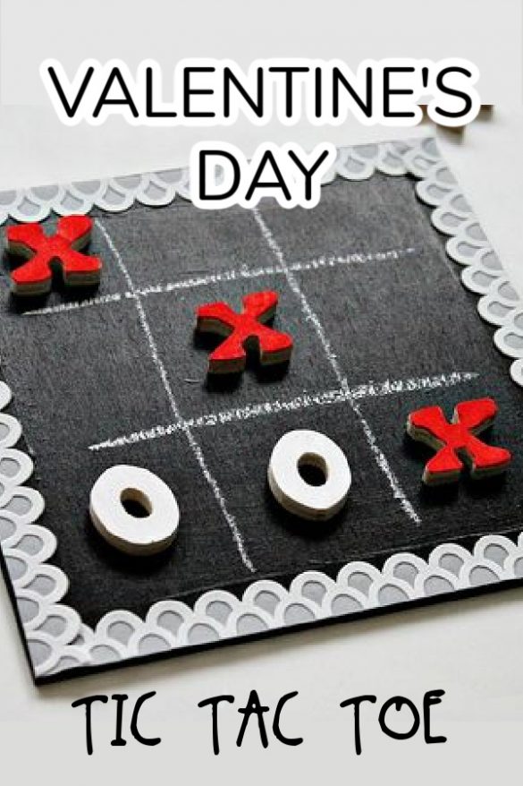 DIY Valentine's Day Tic-Tac-Toe Board | Tonya Staab