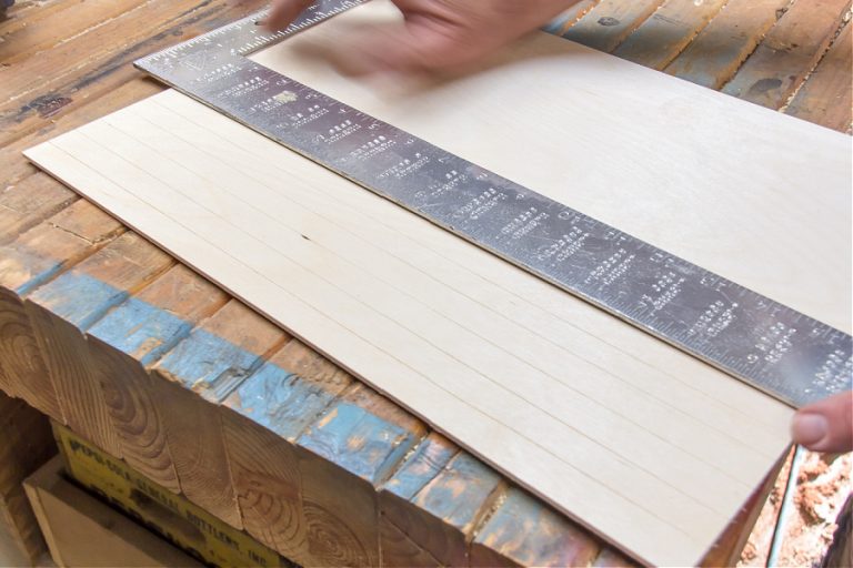 DIY Custom Dollhouse Wood Flooring | Tonya Staab