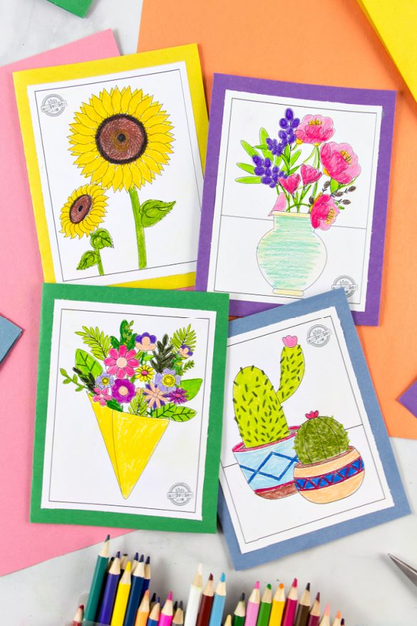 Crafts You Can Make With Coloring Pages | Tonya Staab