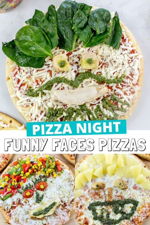 Funny Face Pizza Decorating For Family Pizza Night | Tonya Staab