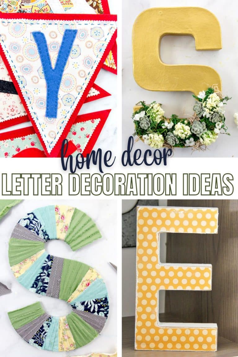 DIY Letter Decoration Ideas for your Home | Tonya Staab