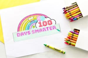 100th Day of School Printable Headband Craft | Tonya Staab