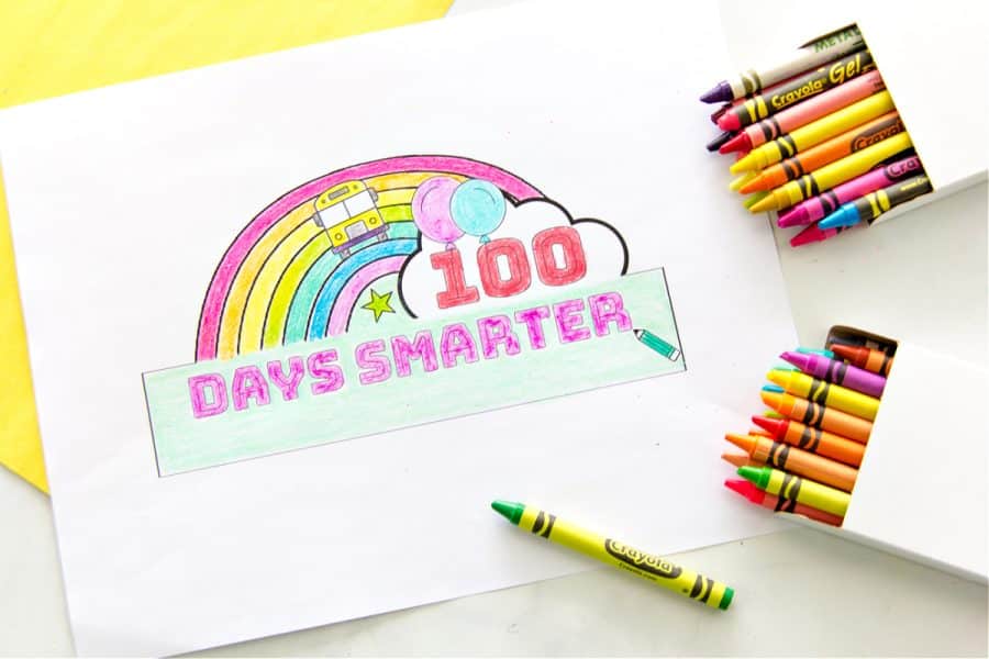 100th Day of School Printable Headband Craft | Tonya Staab