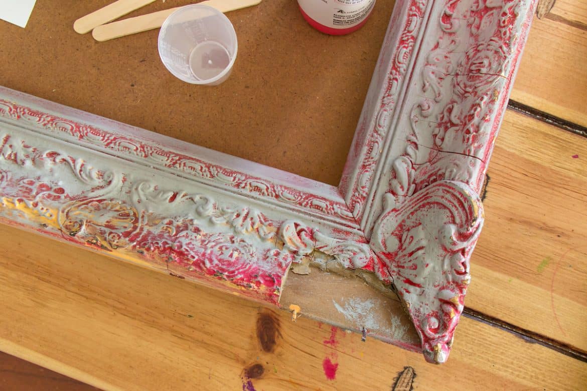 How to Fix a Broken Mirror Frame | Tonya Staab