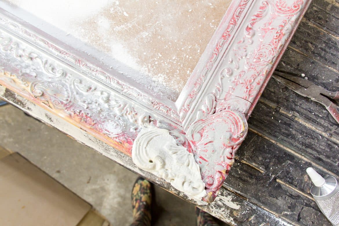 How to Fix a Broken Mirror Frame | Tonya Staab