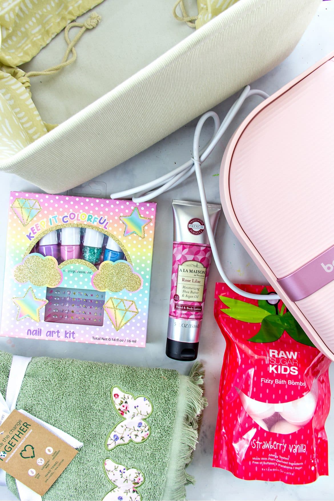 DIY Foot Spa Gift Basket Idea For Little Girls | Tonya Staab