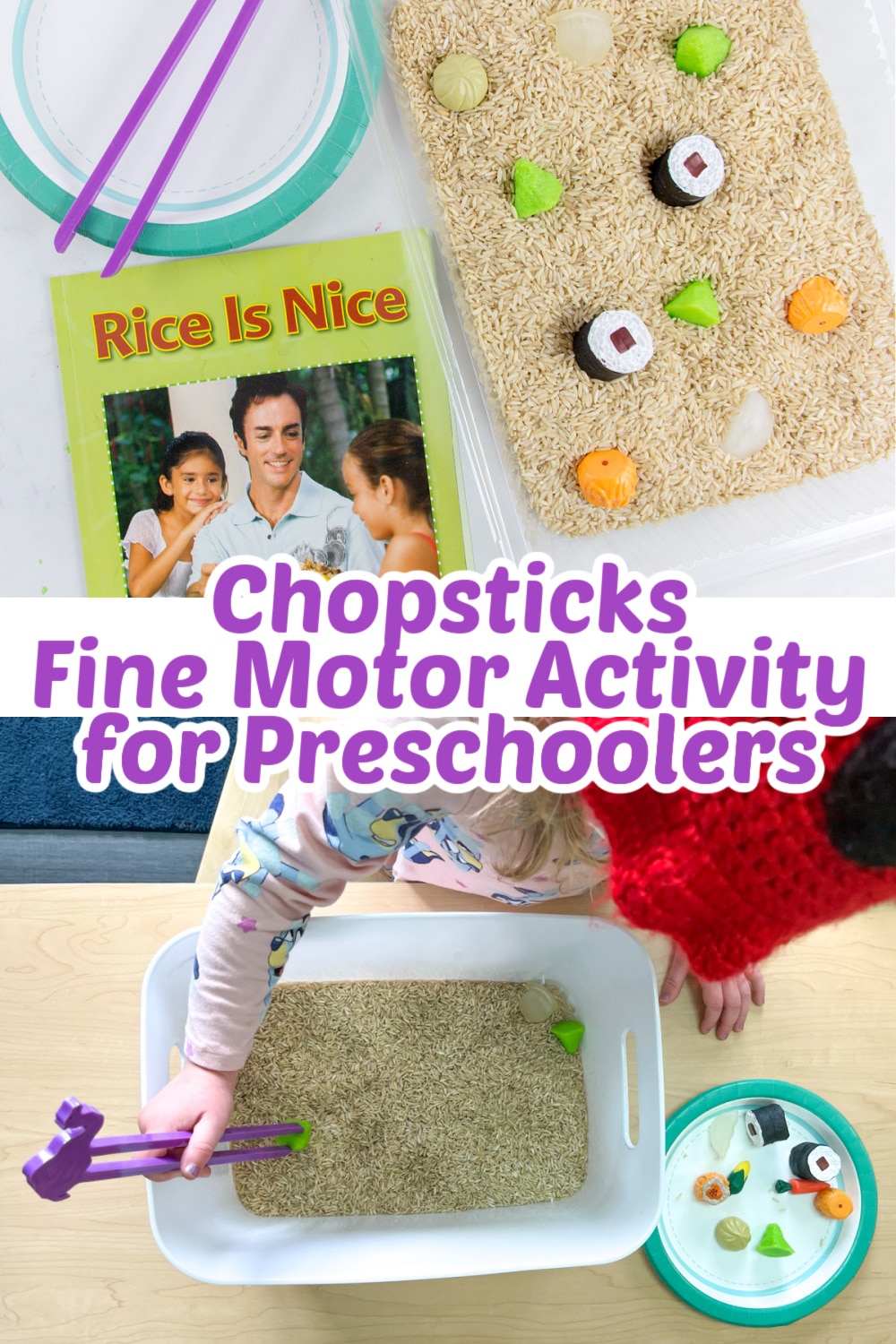 Chopsticks Fine Motor Activity for Preschoolers | Tonya Staab